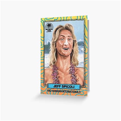Fast Times At Ridgemont High Jeff Spicoli Trading Card Art Greeting