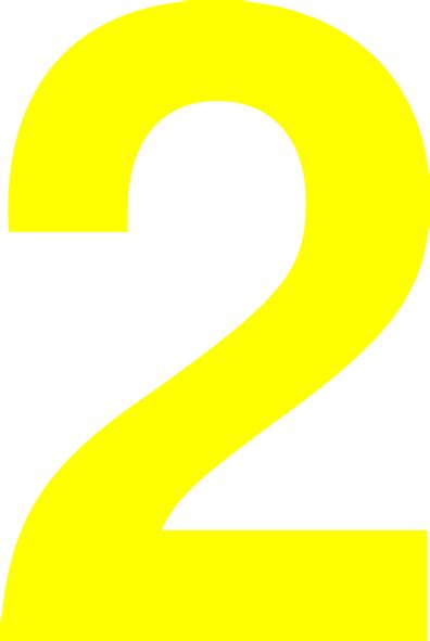 Number Two Clip Art At Vector Clip Art Online Royalty Free