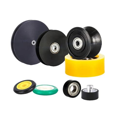 Customized Size Small Nylon Plastic Wheels V Groove Belt Pulleys With