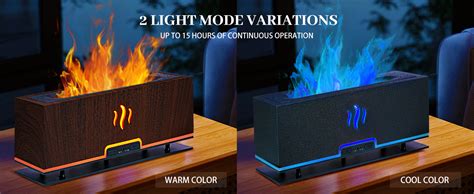 flame essential oil diffusers augot aromatherapy diffuser with 2 color