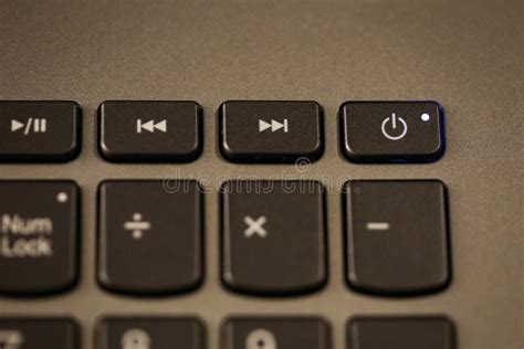 Laptop Power Button Stock Image Image Of Laptop Symbol