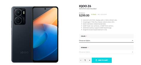 Get IQOO Z G Phone For On Giztop Gizmochina
