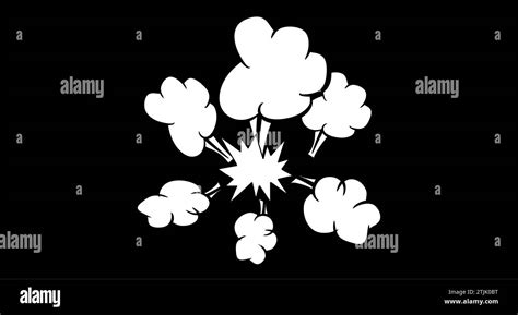 Colorful Vector Explosion Smoke Stock Vector Images Alamy