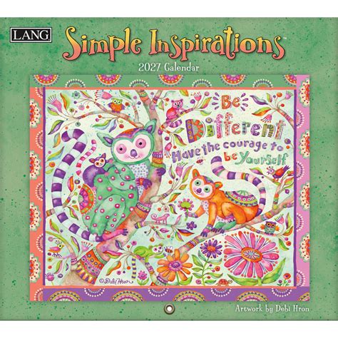 Simple Inspirations 2027 Wall Calendar