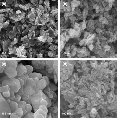 Sem Micrographs Of Doped Ceria Samples Prepared By The One Pot