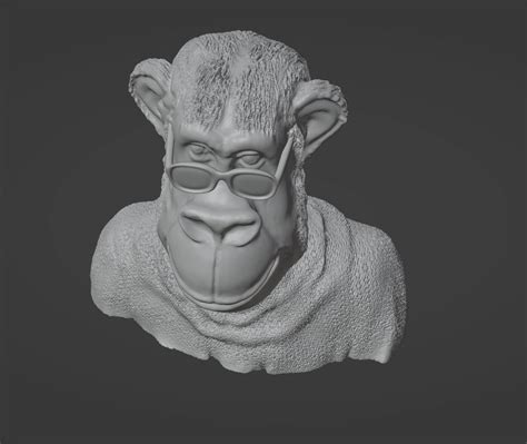 Nft Monkey Chripto Coin Character 3d Print Model By Gurhansukuroglu