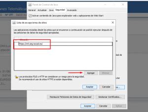 Aplicación bloqueada por la seguridad de Java Windows