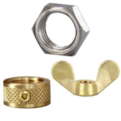 Threaded Nuts And Twist On Wire Connectors Grand Brass Lamp Parts Llc