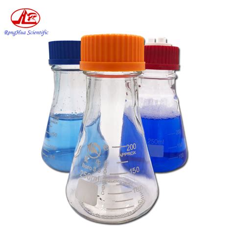 Wholesale High Quality Lab 250ml Pyrex Glass Volumetric Flask With Scale Nanjing Ronghua