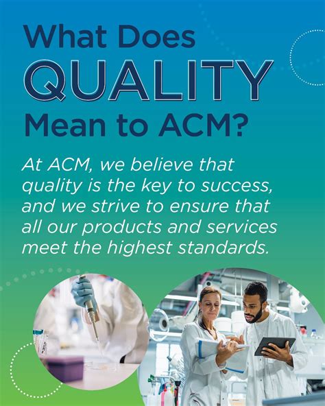 Acm Global Laboratories On Linkedin At Acm We Understand That Our