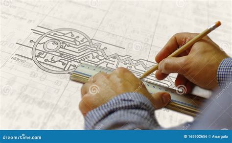 Cyber Security With Key Symbol Futuristic Sketch Stock Illustration 165902656