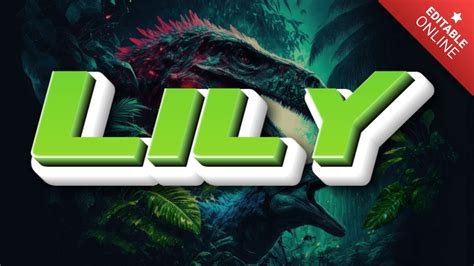 Lily Text Effect Generator