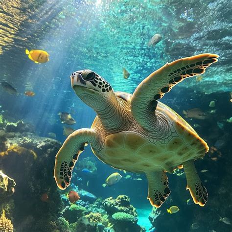 Sea Turtle Underwater Photography