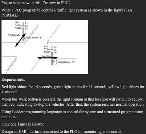 Solved Please Help Me With This I M New To PLC Write A PLC Chegg