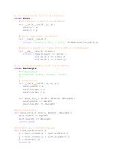 Class Examples Pdf Class Point With Attributes Class Point Attributes X And Y