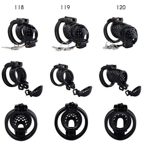 Breathable Plastic Chastity Cage With Dual Locks Topchastity