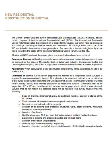 Free 10 Construction Submittal Samples In Pdf Ms Word