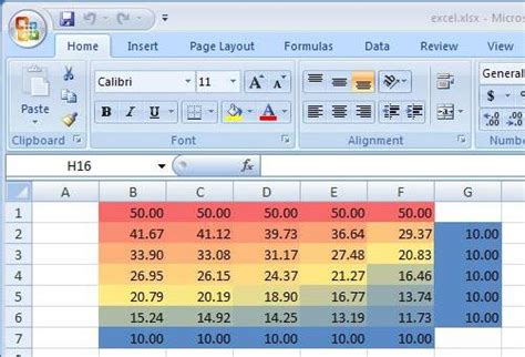 Simple Thermal Heat Transfer Finite Element Analysis In Excel 2007 Ths Engineering