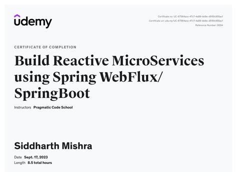 Siddharth Mishra On Linkedin Udemy Course Completion Certificate