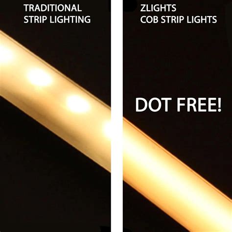 Dotless Linear Led Strip Lights Low Voltage Fcob Dc12v Tape Light