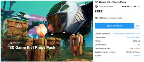 Unity Manual Purchase Or Download A Package From The Asset Store