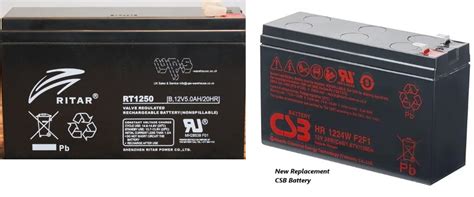 Rt1250 Battery B 12v5 0ah 20hr Replacement Batteryplex