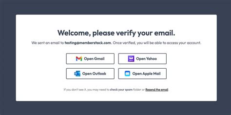 email verification buttons free webflow component