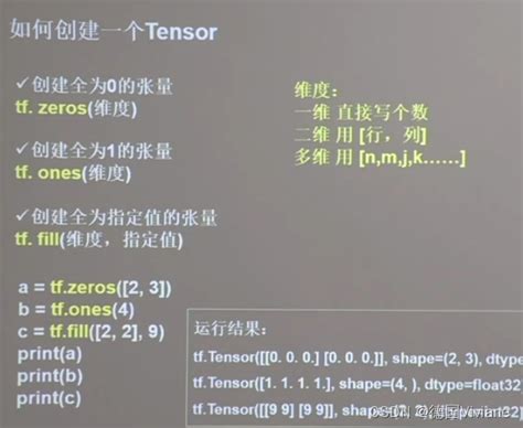 tensor 张量的理解与基本处理 tensorflow版 n阶张量 csdn博客