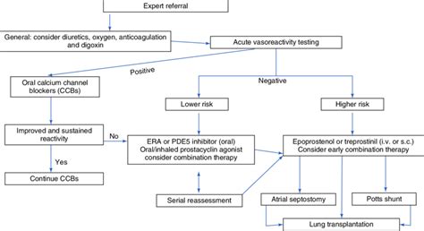 Treatment Algorithm For Pediatric Ipahhpah As Recommended By The 6th