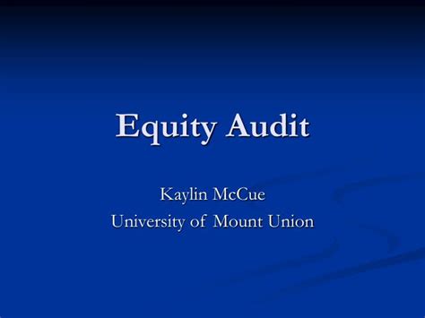 Ppt Equity Audit Powerpoint Presentation Free Download Id4796500
