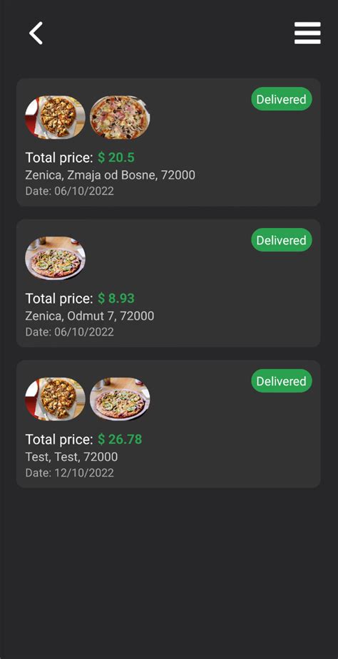 Github Emirsahovic Food Delivery React Native App Pizza Mobile Application Allows Users To