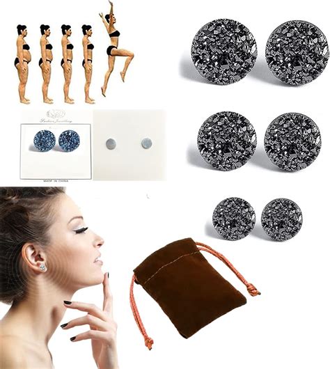Atheniz Magnetology Lymphvity Germanium Earrings Magnetic Therapy