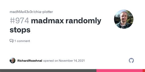 Madmax Randomly Stops · Issue 974 · Madmax43v3rchia Plotter · Github