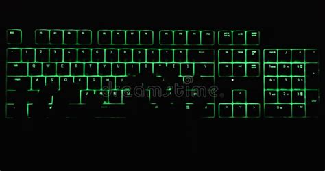 Hands Typing In The Dark On Illuminated Keyboard Stock Image Image Of Computer Glow 208920251