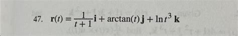 Solved Compute The Derivatives Of The Vector Valued