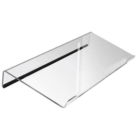 1 Pcs Computer Keyboard Stand Acrylic Keyboard Riser Tilt For Desktop For Office Home School
