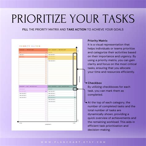 Task Priority Tracker Priority Matrix Template Task Management