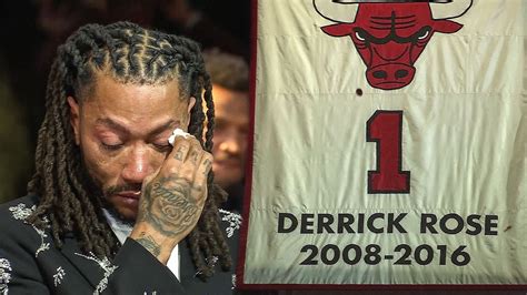 Derrick Roses Full Bulls Jersey Retirement Ceremony 🌹 Youtube