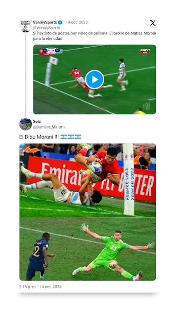 Del “tackle De Dios” A La Comparación Con La Atajada De Dibu Martínez Los Memes Tras El Tackle