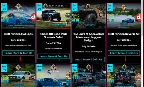 How To Push The Event Buttons To The Bottom Of Each Card Since Title Length Leads To Different