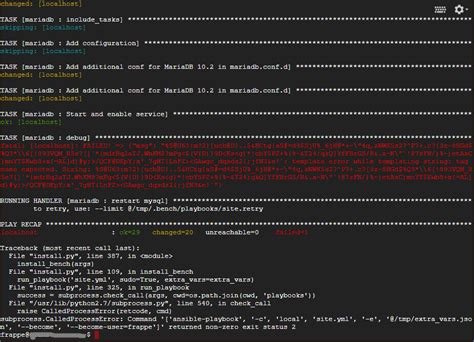 Error In Easy Install V10113 Install Update Frappe Forum