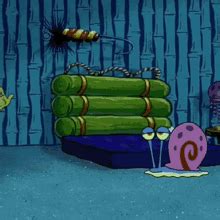 Spongebob Tired Exhausted Face On Floor 