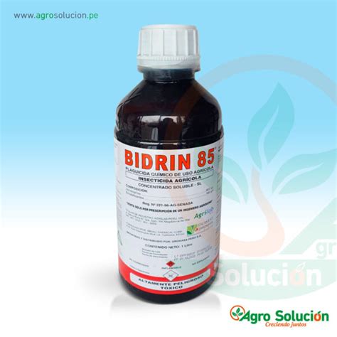 Bidrin 85 Plaguicida Quimico Agro Solución Agro Solucion