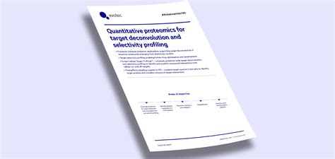 Quantitative Proteomics For Target Deconvolution And Selectivity Profiling