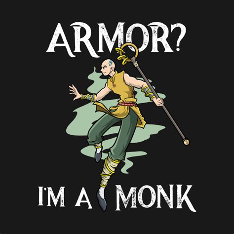 Monk Class Rpg Roleplaying Larp Dungeon Gamer Boardgame Monk T
