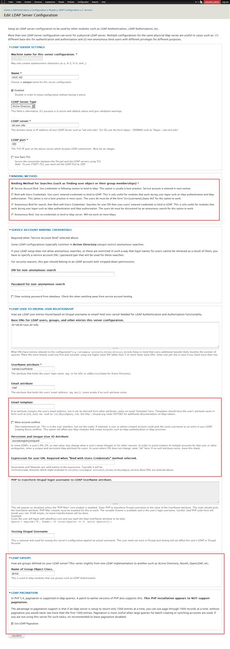 Ldap User Use Case Ldap Attribute For Deriving Email Or Username Is Not Unique Unalterable