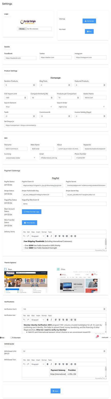 B2b B2c Business Script Php By Scriptorigin Codester