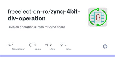 Github Freeelectron Rozynq 4bit Div Operation Division Operation