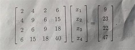 第3 章 方程组的数值解法数值计算方法褚衍东课后题答案 Csdn博客