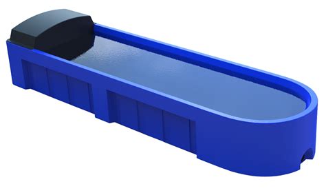 300l Rectangular Ballast Trough